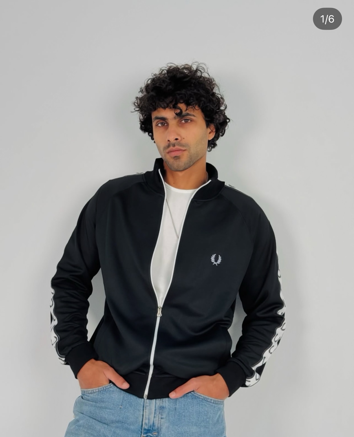 FredPerry Taped Jacket In Black – NoStylist